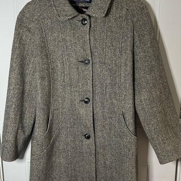 Herman Kay | Jackets & Coats | Vintage Herman Kay Wool Blend Tweed Pea ...